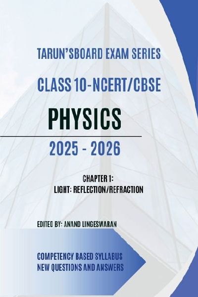 Tarun's Board Exam Series Class 10 Ncert Cbse Physics 2025-2026 ...